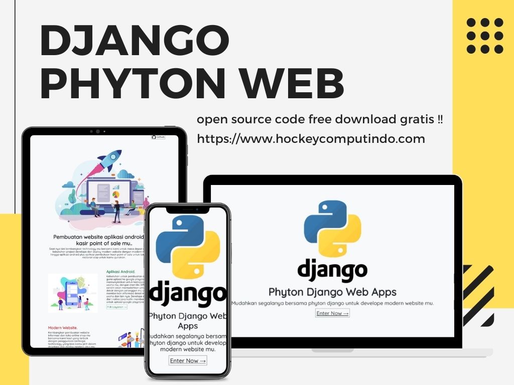 Static Python Django website themes template